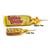 SUGAR DADDY MILK CARAMEL POPS 4 OZ PEG BAG OPEN STOCK, Case Pack of 12 ...
