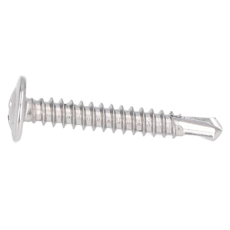 LAFGUR 100Pcs Self Drilling Screw Stainless Steel Cross Round Head M4 ...