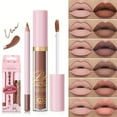 Dark Brown Lip Liner Lip Glaze Non Stick Cup New Soft Lip Glaze Deep Lip Can Apply 6 Color Lip