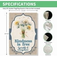 diyeu Kindness Matters Floral Garden Flag, Flower Yard Banner ...