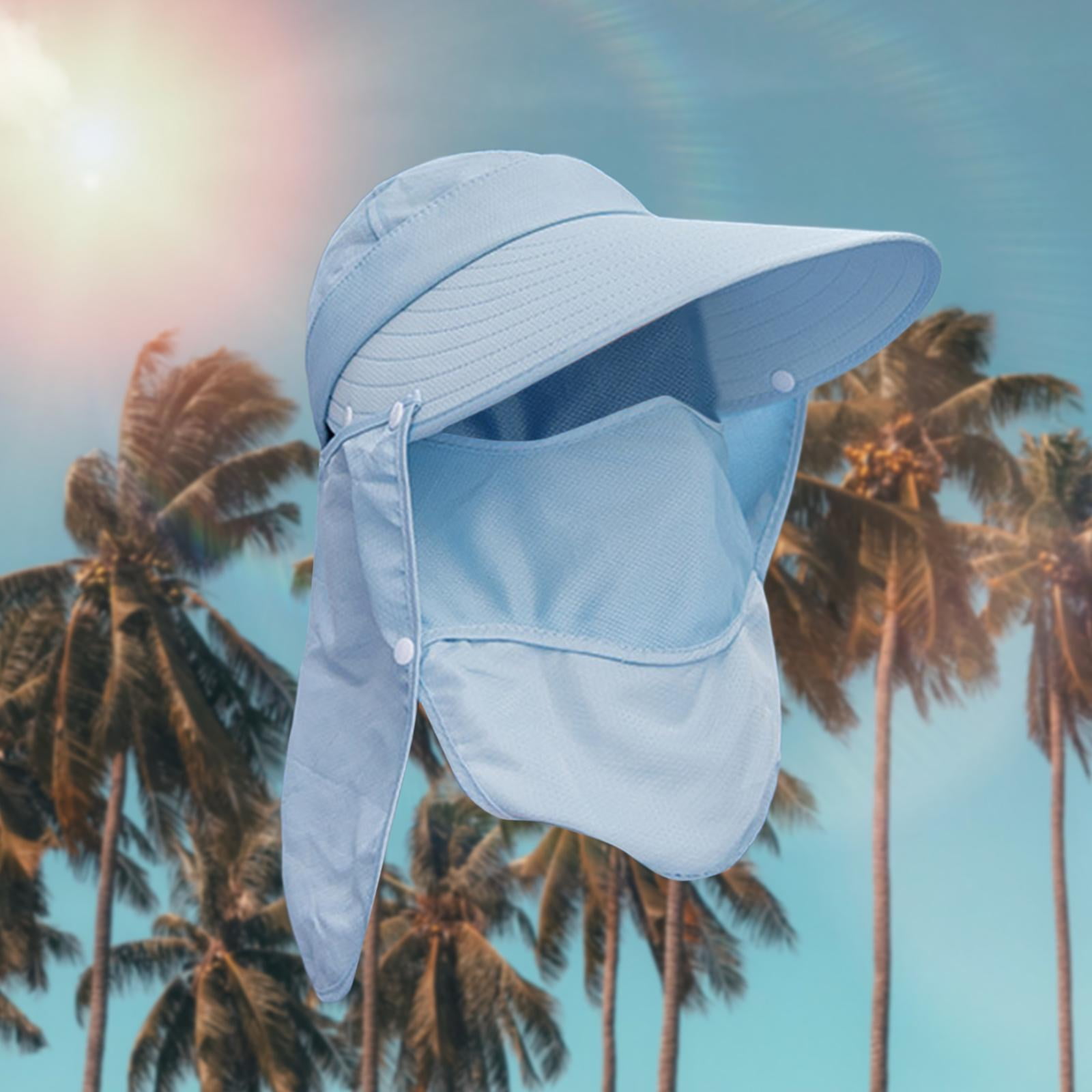 Sun Protection Face Neck Gaiter Face Scarf with Detachable Neck Flap ...