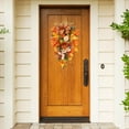 Fall Harvest Autumn Wreaths Swag Decorative, 55×32cm Front Door Swag ...