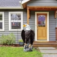 Bald Eagle Statue – 24.4 Inch Large Resin Eagle Sculpture for Outdoor ...