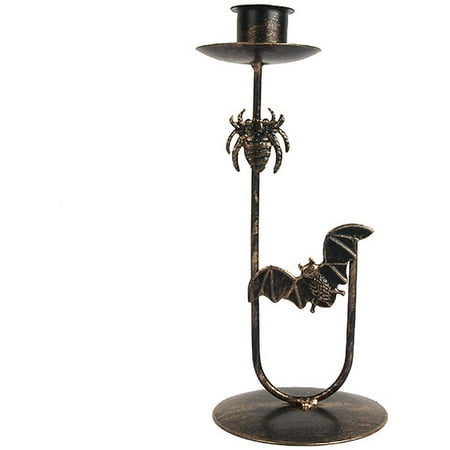 Retro Black Iron Candlestick Holders, Metal Candelabra Innovative ...