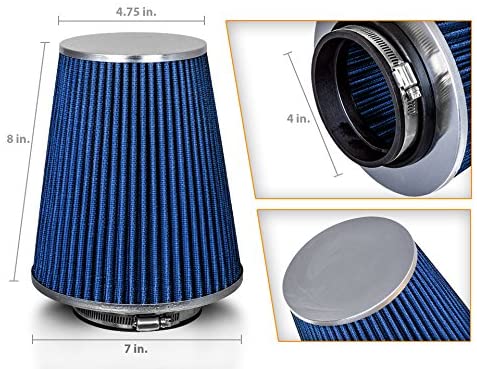 Airaid Universal Air Filter - Cone 4 1/2 x 8 x 5 x 7 1/2 - Walmart.com