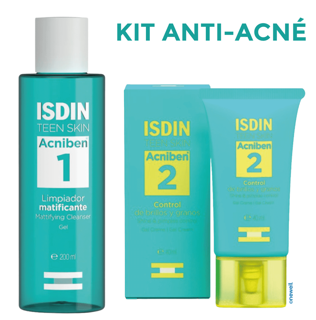 Kit Anti Acné Control Granos y Espinillas Isdin para Joven: Gel ...