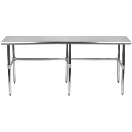 Hersh Stainless Steel Work Table Open Base | Metal Work Bench ...
