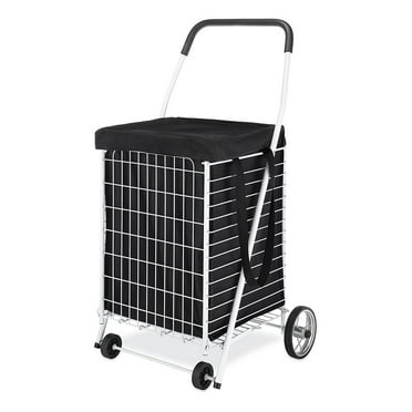 Whitmor Deluxe Utility Cart Black - Walmart.com