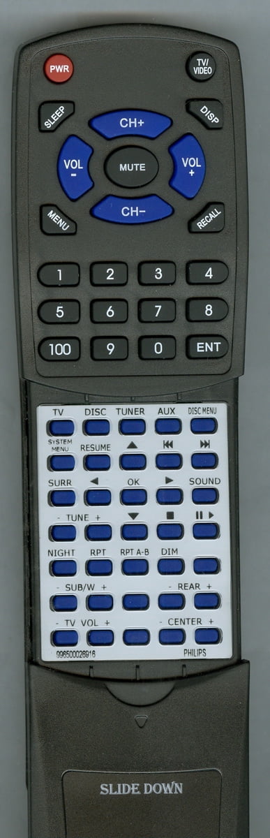 Replacement Remote for PHILIPS 996500026916, 313923804482, HTR5000/37 ...