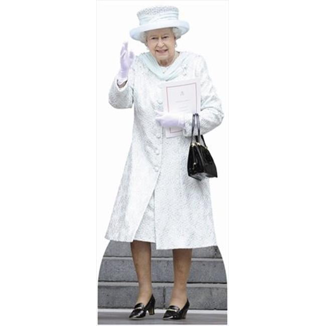 Star Cutouts SC2011 HRH Queen Elizabeth Cardboard Cutout - Walmart.com ...