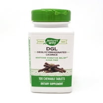 Enzymatic Therapy DGL Supplement - Chewable Digestion Tablets, Licorice ...