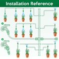 230FT Drip Irrigation Kit-221pcs Quick Connector Garden Watering System- Irrigation System Patio ...