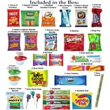 Foxy Fane Deluxe Snack Box, 120 Count Variety Care Package, Crackers ...