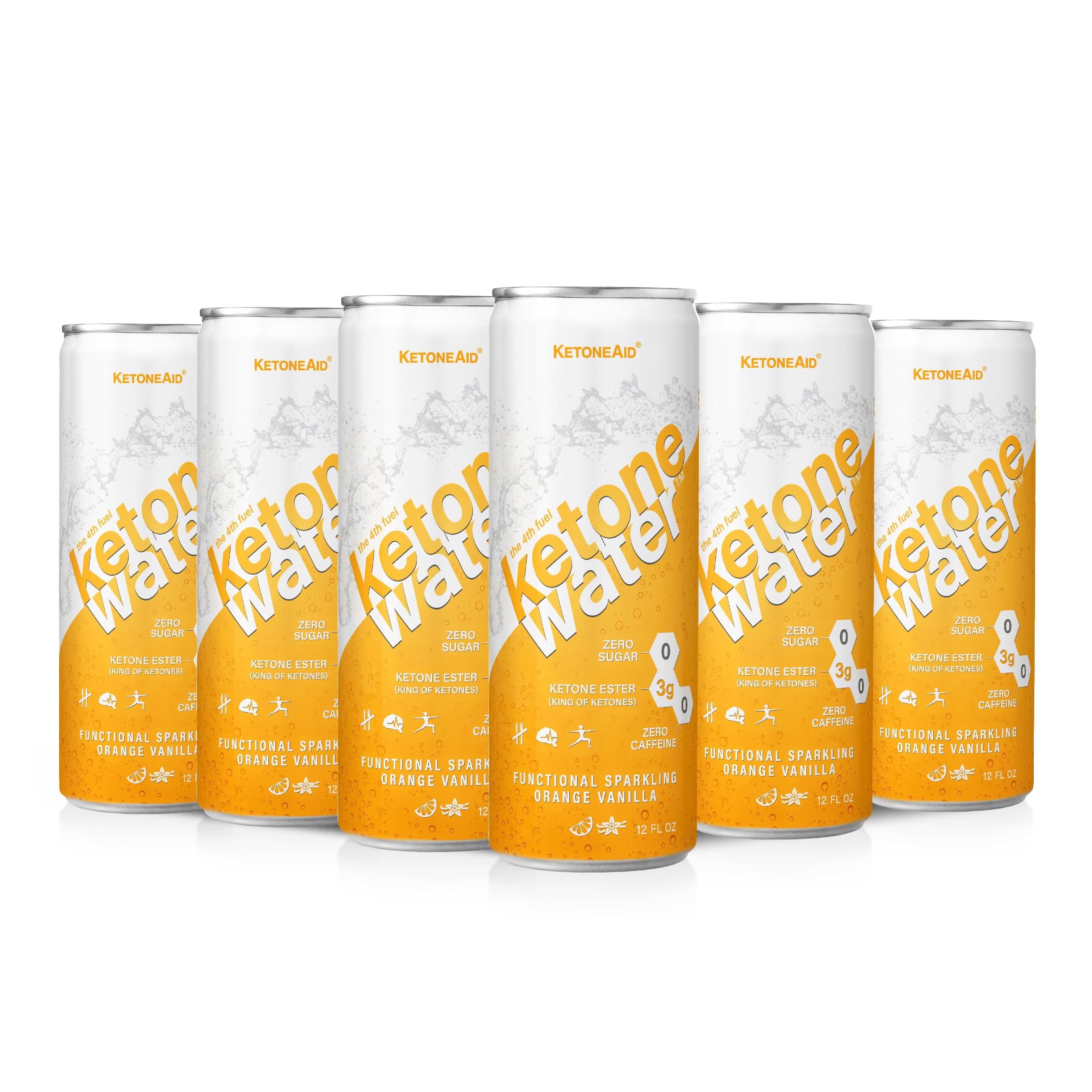 KetoneWater | Functional Sparkling Water with Ketone Ester | Orange ...