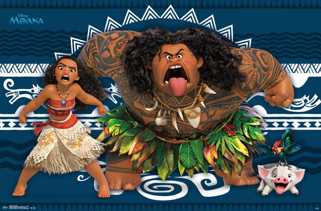 Disney Moana - Faces Wall Poster, 22.375" x 34" - Walmart.com