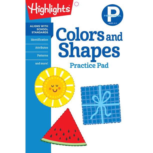 Highlights Learn on the Go Practice Pads: Preschool Colors and Shapes ...