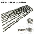RAINB 300Mm Extra Long Hss Drill Bits For Soft Metal Wood Plastic ...