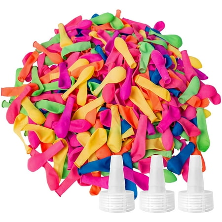 HTAIGUO 1200 Pack Water Balloons Bulk with Refill Kits, Latex Balloons ...