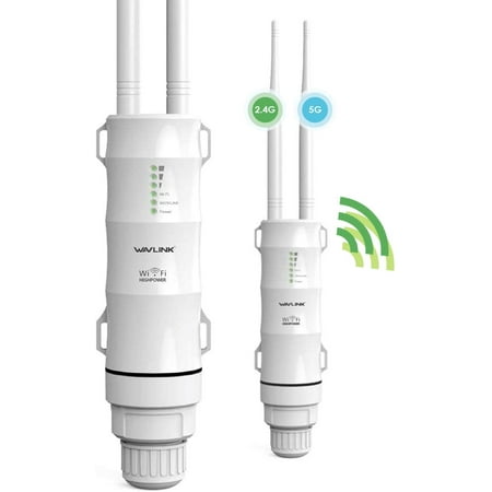 AC600 Wireless Outdoor WiFi Signal Booster,Weatherproof Long Range/Dual ...