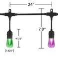 Enbrighten LED Color Changing String Lights, 24ft - Walmart.com