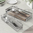 304 Stainless Steel Utensil Drying Rack/Chopsticks/Spoon/Fork/Knife ...