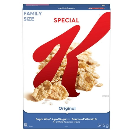 Kellogg's Special K Original Cereal, Family Pack, 545 G, 545g - Walmart.ca