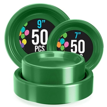 Strong Dixie Ultra Paper Plates - 10 1/16 inch Dinner Size, Disposable ...