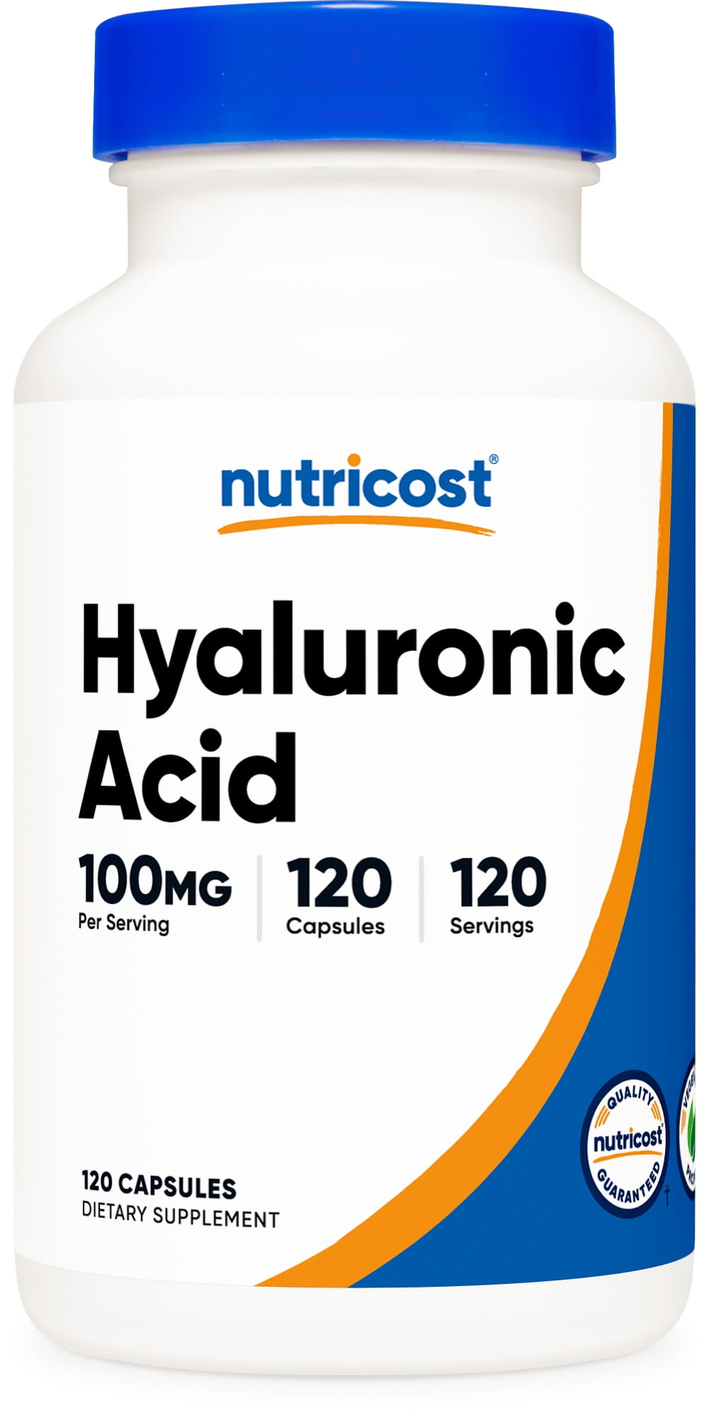 Nutricost Hyaluronic Acid Capsules 100mg Per Serving (120 Veggie ...