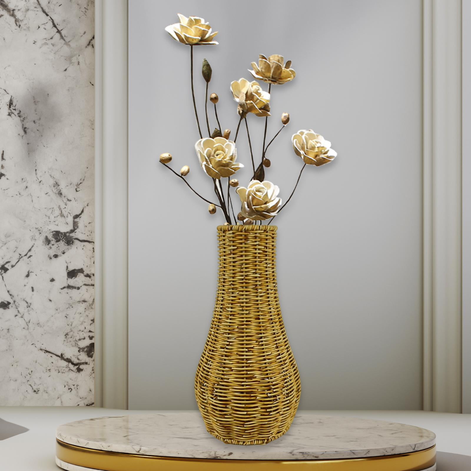 Click here for Elodie Rattan Flower Vase  Wicker Vases Decoration... prices