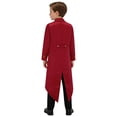 Aiihoo Kids Fake Two Piece Tailcoat Retro Gold Buttons Solid Color ...