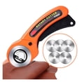 45mm Rotary Cutter Set Leather Craft Cutting Tool With Ergonomic Handle ...