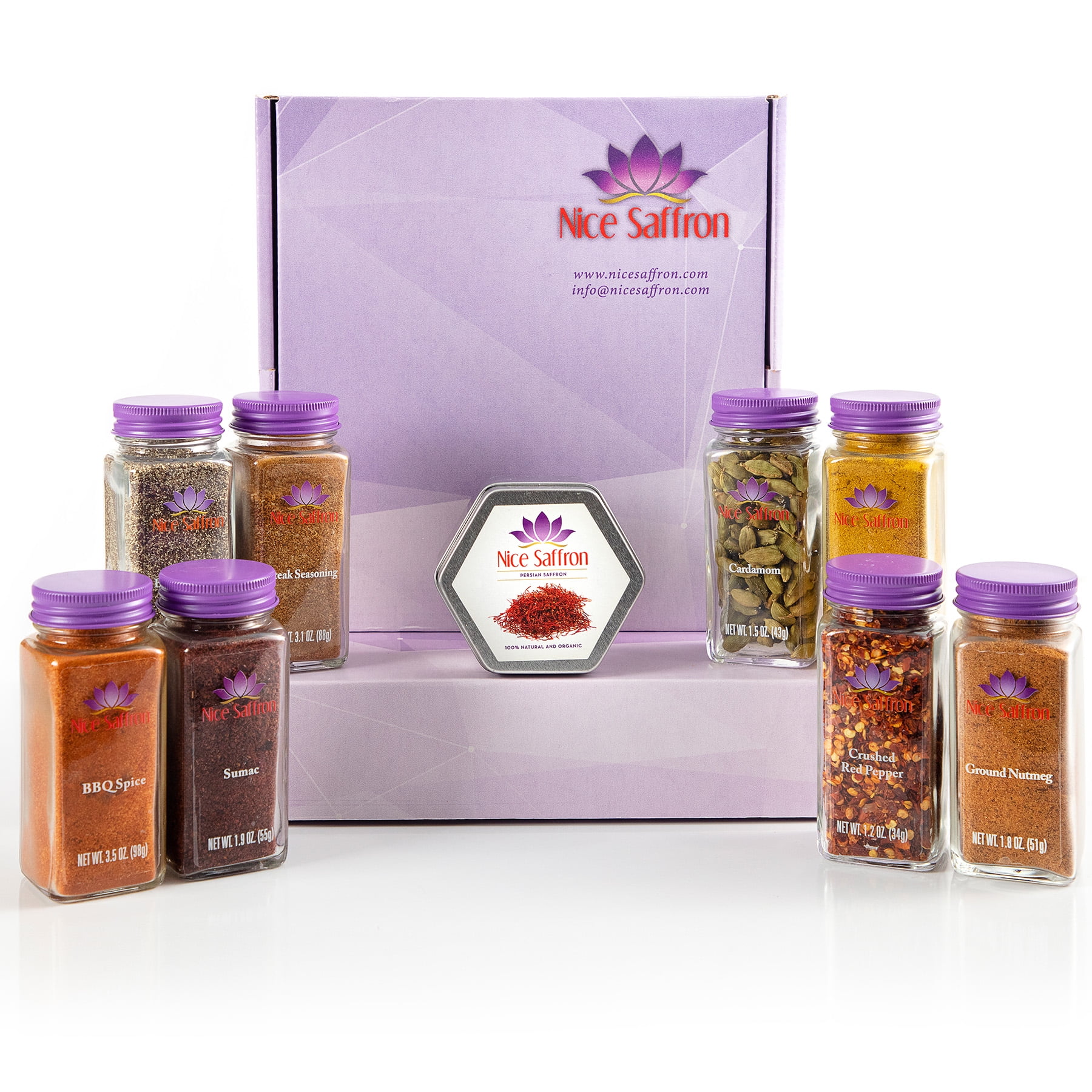 6 Pack Spices & Saffron Cooking Gift Set ( British ) - Walmart.com