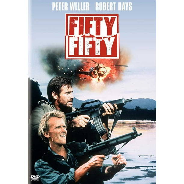 Fifty Fifty Movie POSTER Style B 27 X 40 1992 Walmart fifty-fifty-movie-poster-style-b-27-x-40-1992-walmart
