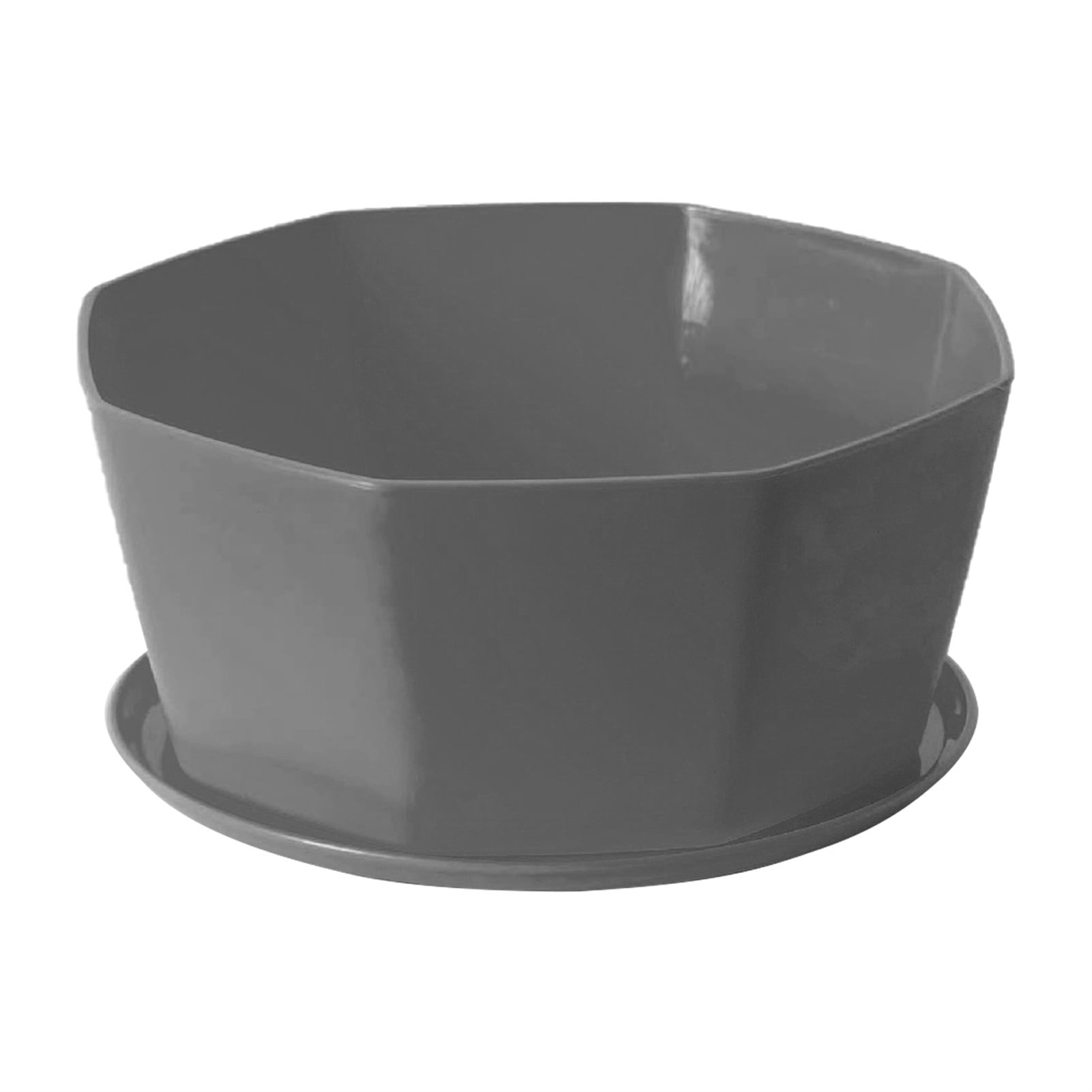 Honrane Solid Construction Flower Pot Set - Large Capacity Resin Indoor ...