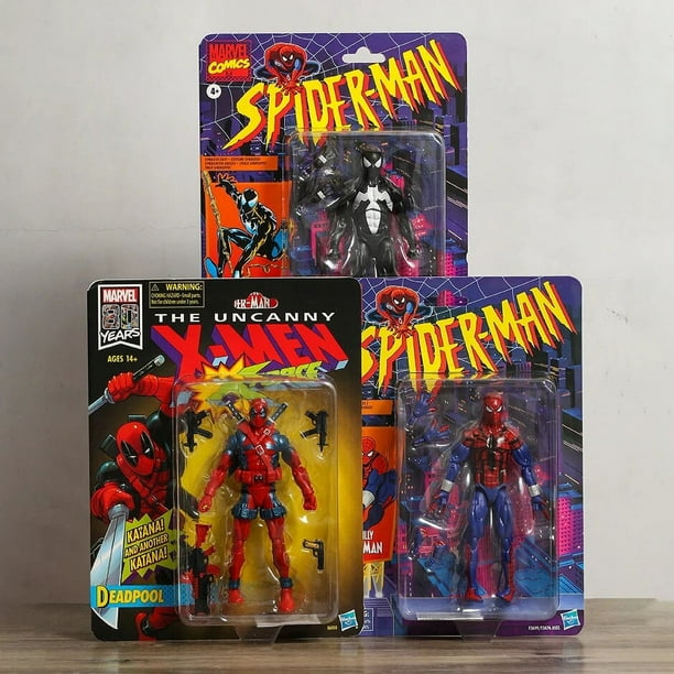 Spider-Man Retro Marvel Legends Ben Reilly / Symbiote Spiderman ...