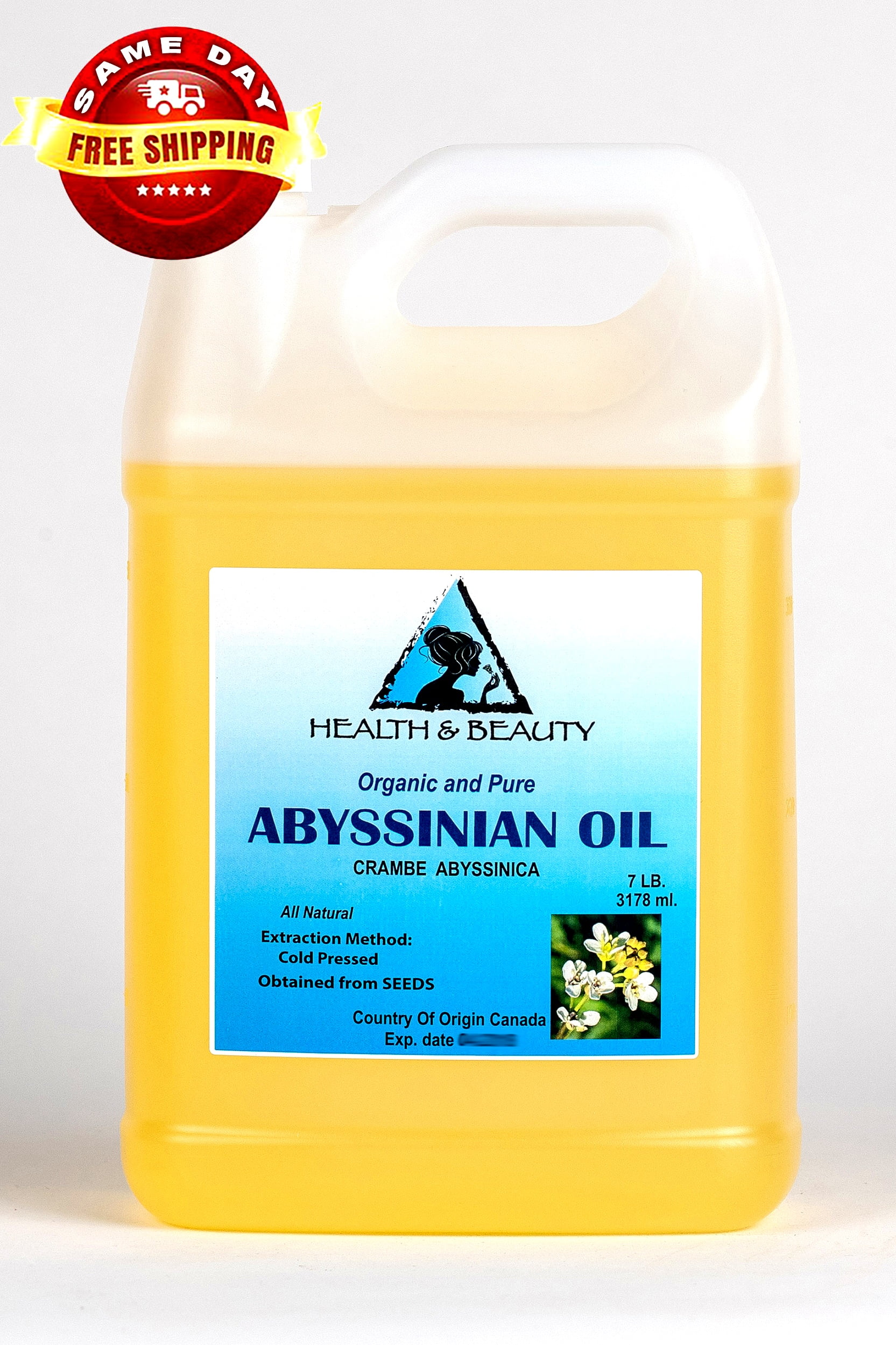 Abyssinian / Crambe Seed Oil Organic Carrier Cold Pressed Fresh 100% ...