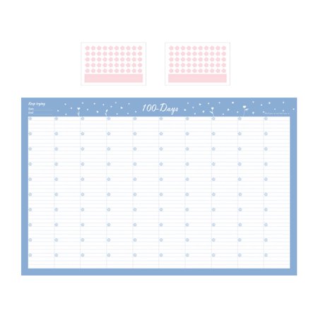Daily Schedule Planner Home Office Dorm Wall Mounted Paper Plan Sheet ...