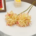 Artificial Dahlia Flowers, 2 Pcs 14.96 In Plastic Bouquet For Table ...