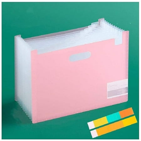 Student Multi-layer Folders, Sorted Label Storage Box Organizer Bag ...