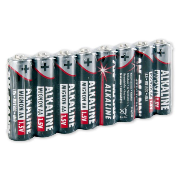 Ansmann LR6 1.5 V Mignon AA Alkaline Battery (Pack of 8) - Walmart.com