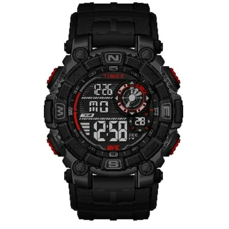 Timex UFC Men's Redemption 50mm Watch - Black Strap Digital Dial Black ...