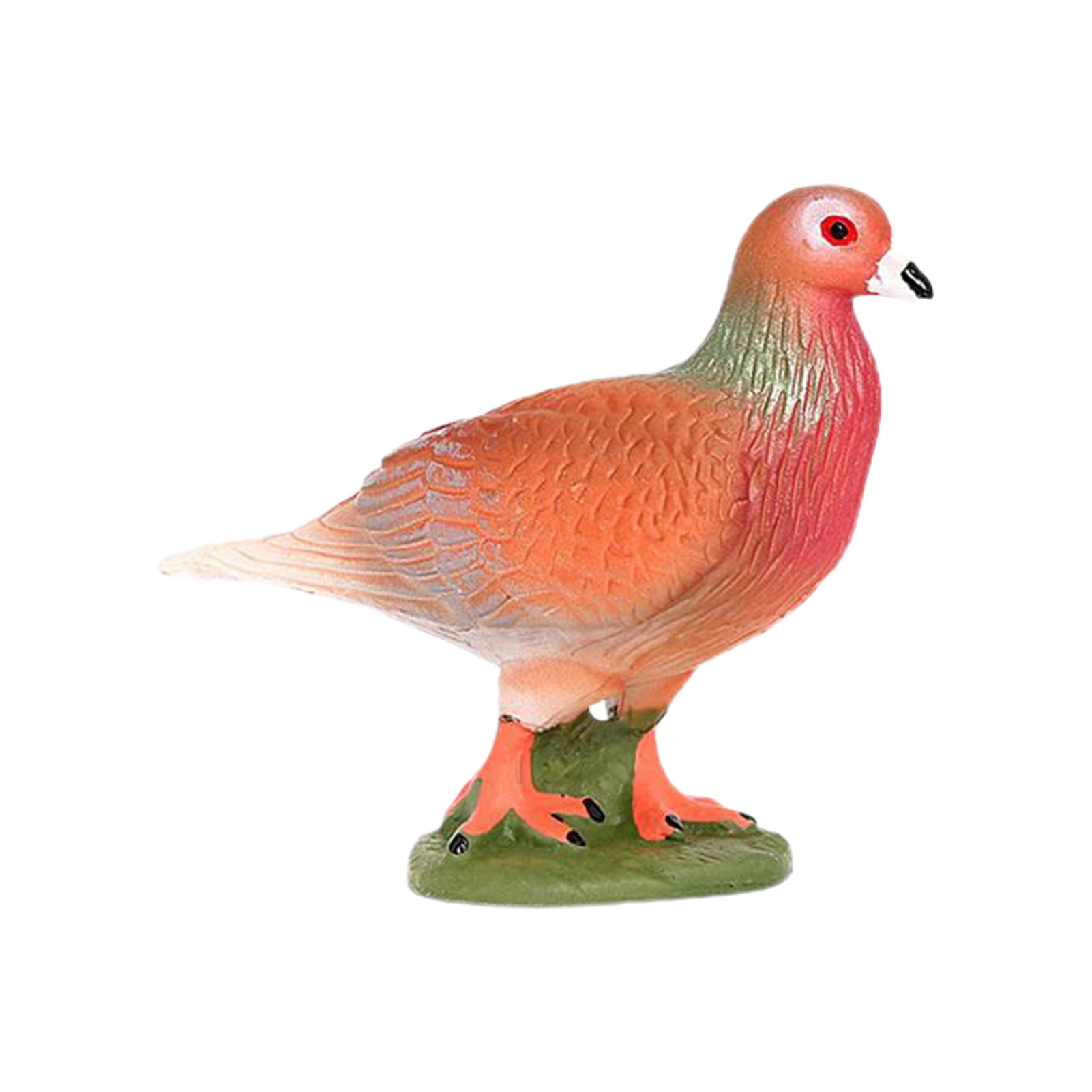 LIWEN High Simulation Printed Pigeon Figurine - Love Peace Pigeon Model ...