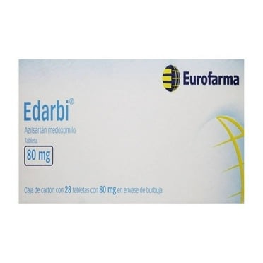 Edarbi Cld 28 tabletas 80 mg/12.5 mg | Walmart en línea