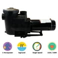 Rx Clear Silent-Flow 1 HP In-Ground Swimming Pool Pump with 2" Ports ...