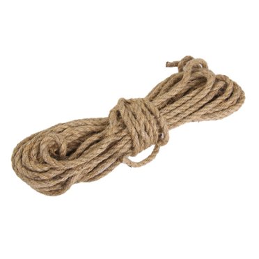 Natural Jute Fiber Rope, 6mm, 10 Yards - Walmart.com