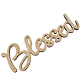 Krafty Supply Connected Word Blessed| 1/4" MDF| Wood Crafts| Home/Fall ...