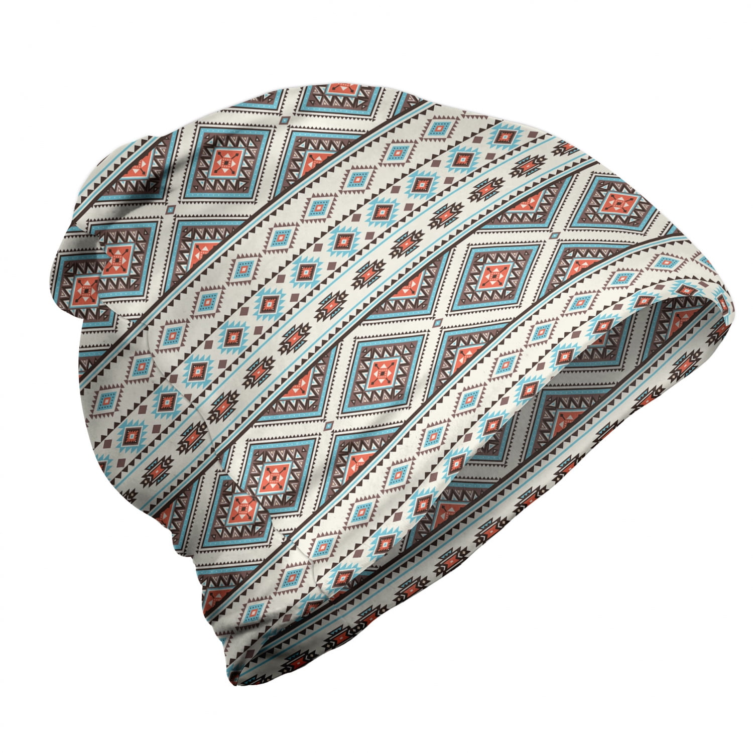 Aztec Unisex Beanie, Retro Style Native Ornaments, Hiking Outdoors ...