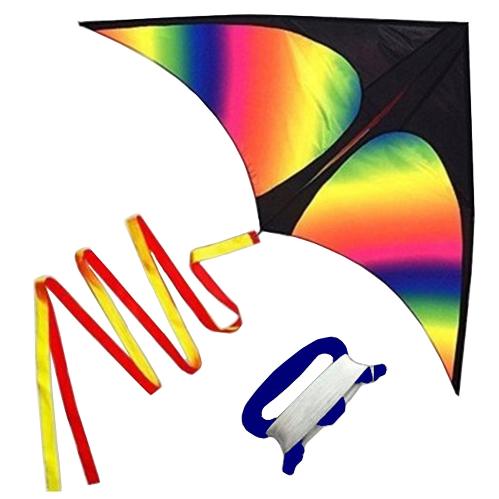 cometa Colorido Delta Kite Easy to Fly Kite Single Line Beach Kite con ...