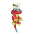 goDog Dinos Frills Squeaky Plush Dog Toy, Chew Guard Technology - Red ...