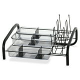 OIC Multi Breakroom Organizer, Black, Clear, 1 Each (Quantity ...
